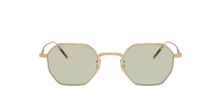 Oliver TK-5 Eyeglasses in Brushed Gold | Oliver®